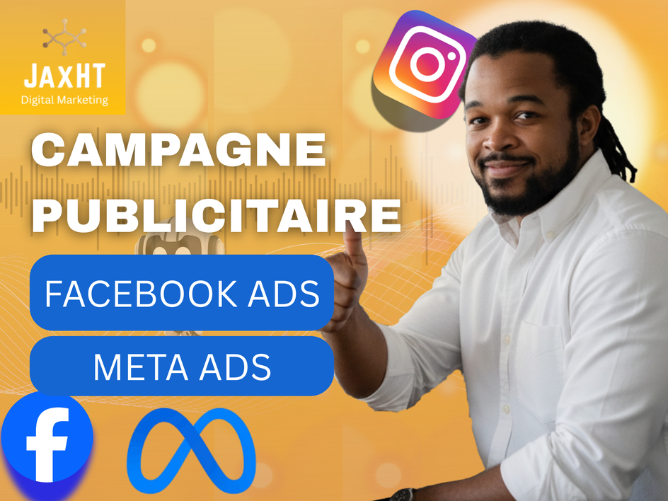 Je vais créer et gérer des campagnes publicitaires Facebook Ads et Meta Ads par JacquesRWainright