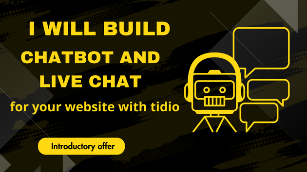 I will build a chatbot and live chat for your website with tidio by ...