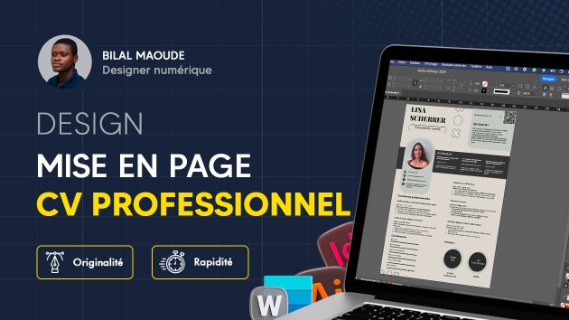 Je vais designer votre CV professionnel par Bil_Graphic_logo