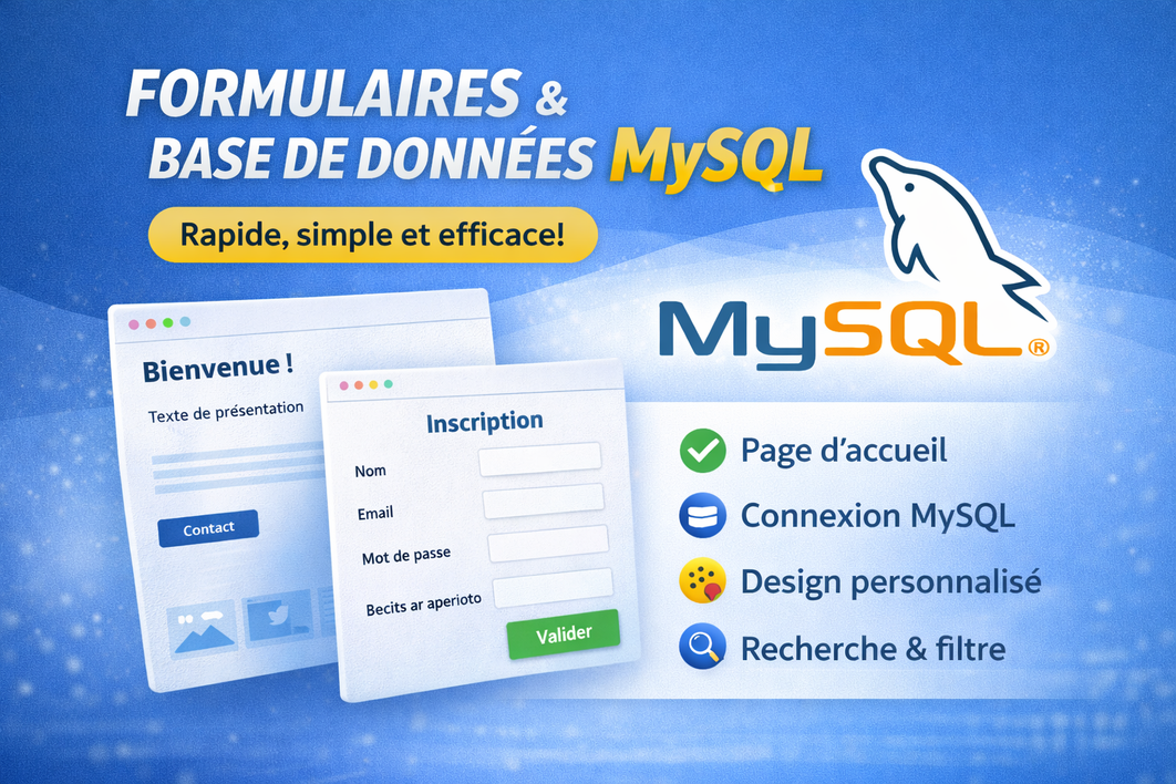 Je vais crée une application web simple en HTML/CSS/PHP/MySQL par MamadouHaidara