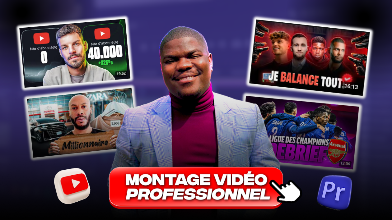 Je vais faire votre montage vidéo YouTube & Podcast professionnel et ...