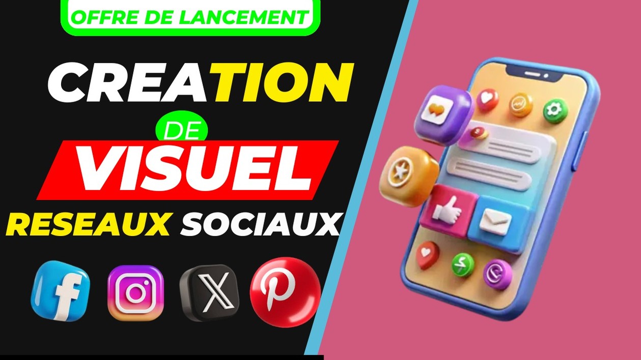 Je vais réaliser vos visuels publicitaire pour vos réseaux sociaux par ...