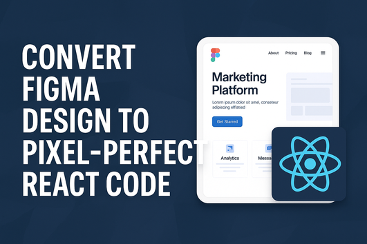 Je vais convertir vos maquettes Figma en code React responsive par robm_dev