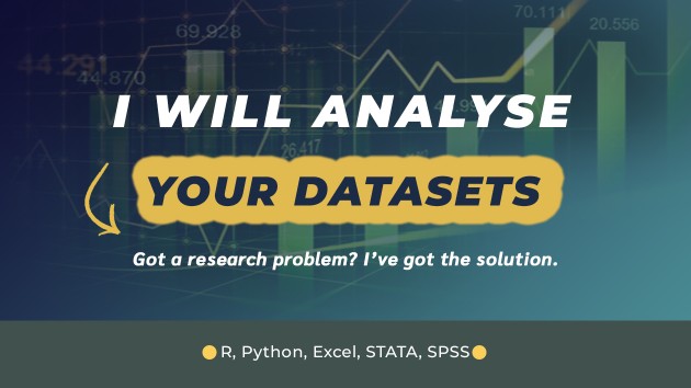 I will clean and analyze your quantitative and qualitative data using ...