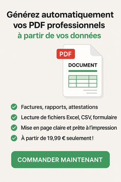Je vais Crée un Script Python pour créer vos PDF depuis Excel, CSV ou ...