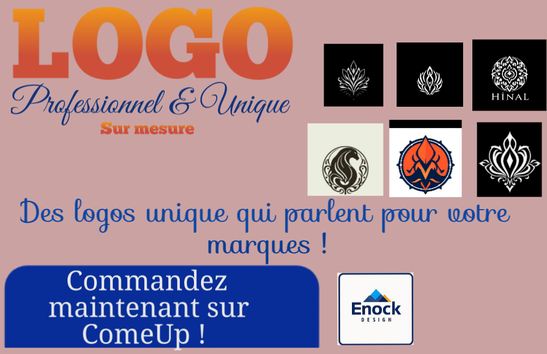 Je vais créé un logo Professionnel et unique pour votre marque par ...