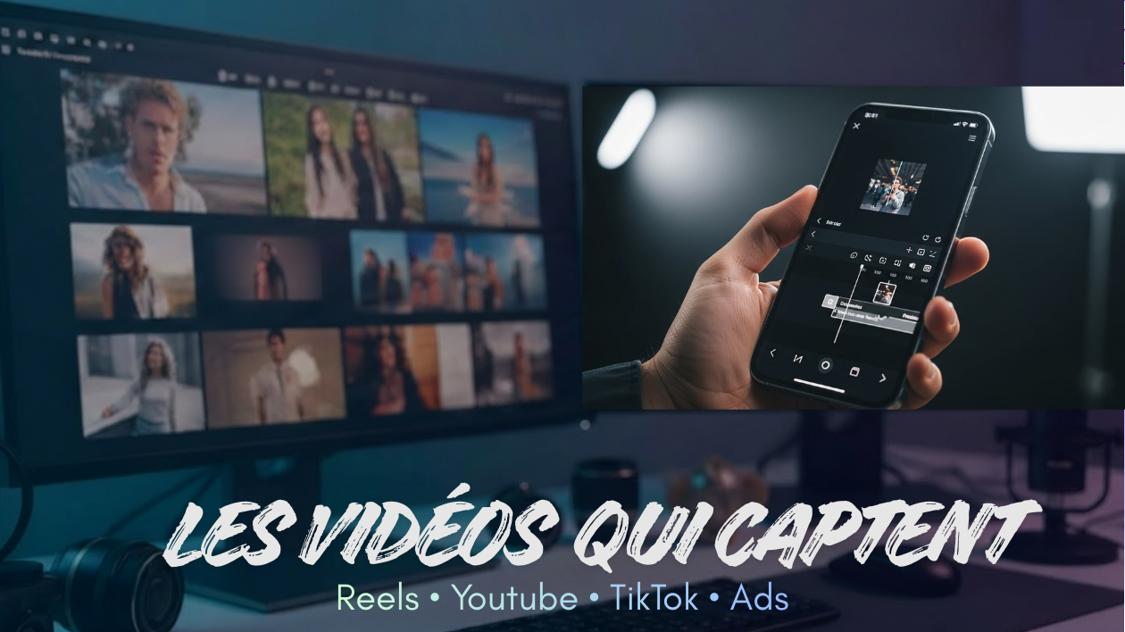 Je vais réaliser le montage vidéo professionnel (Reels, Youtube, TikTok ...