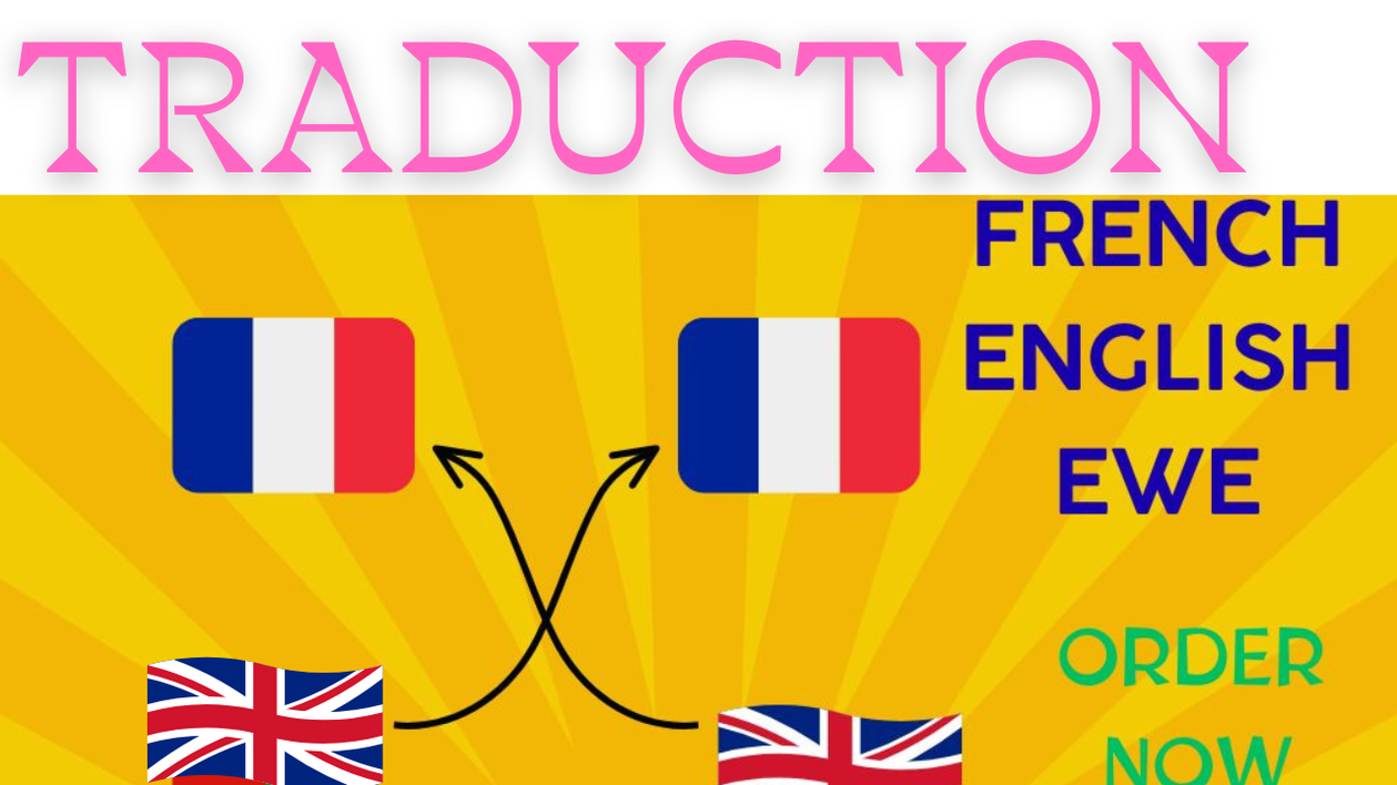 Je vais traduire professionnellement 1500 mots de l'anglais au français ...