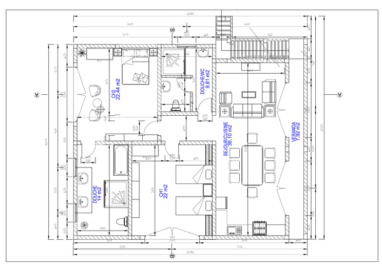 Je vais réaliser vos plans d'architecte 2D par RadoRasolonjanahar
