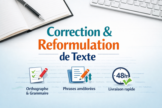 Je vais corriger et reformuler votre texte pour un français clair et ...