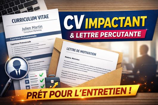 Je vais rédiger vos CV et lettre de motivation par AnjelicaLECONTE