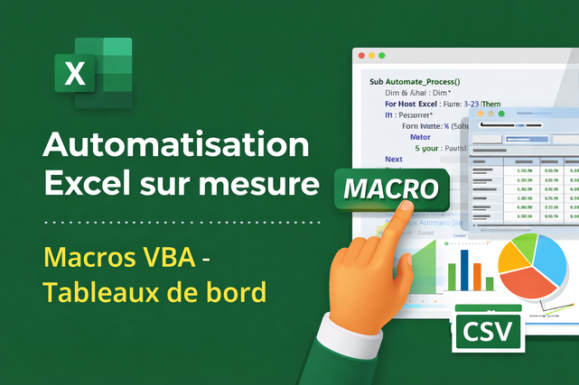 Je vais optimiser vos fichier Excel en faisant de la création de macros ...