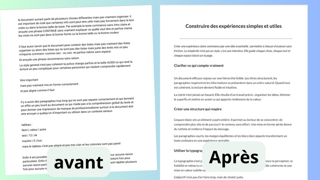 Je vais mettre en forme votre document Word de manière professionnelle ...