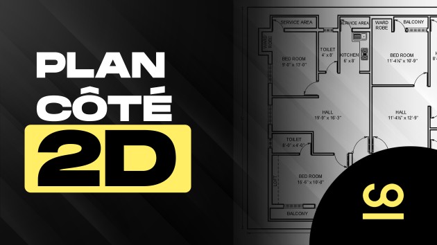 Je vais dessiné votre plan côté 2D avec ArchiCAD ou AutoCAD par Archi ...