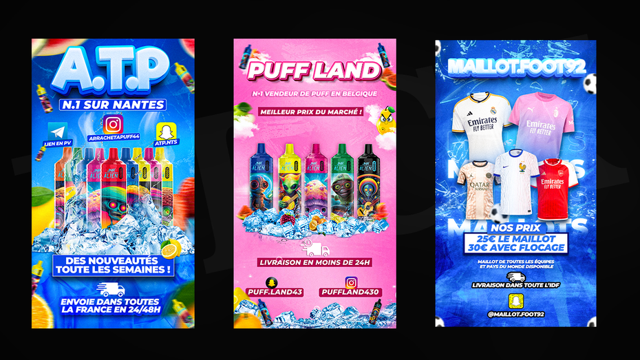 Je vais créer votre flyer story Snapchat de haute qualité par Flyerchrono