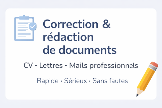 Je vais rédiger, corriger et reformuler vos documents officiels par ...