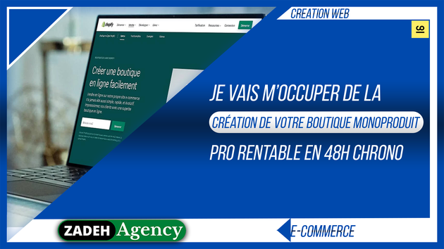 Je vais m'occuper de la création de votre boutique pro sur mesure et ...