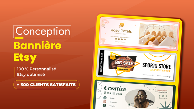 Je vais créer une bannière professionnelle et personnalisée pour votre ...