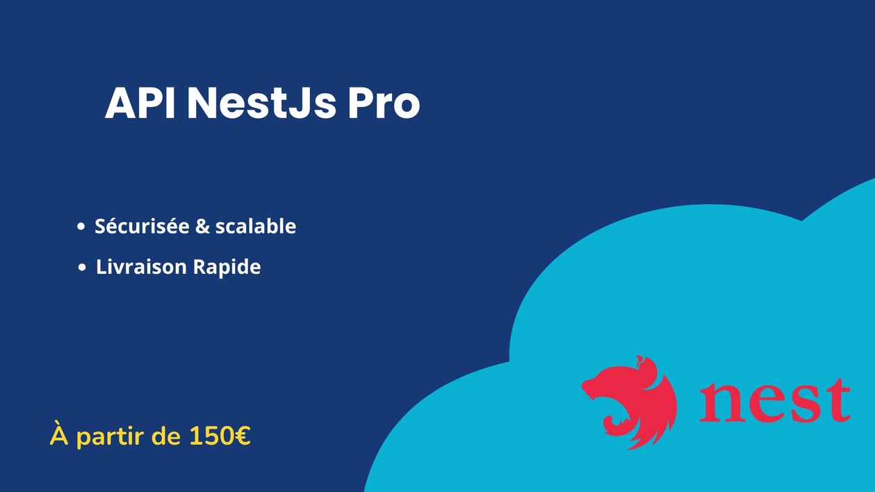 Je vais développer une API NestJS sécurisée et documentée pour votre application par PierreAillet1
