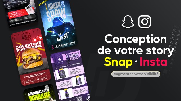 Je vais créer un flyer unique pour votre story Snapchat et Instagram ...