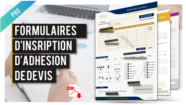 Je vais créer votre modèle de formulaire sur mesure par iDeen