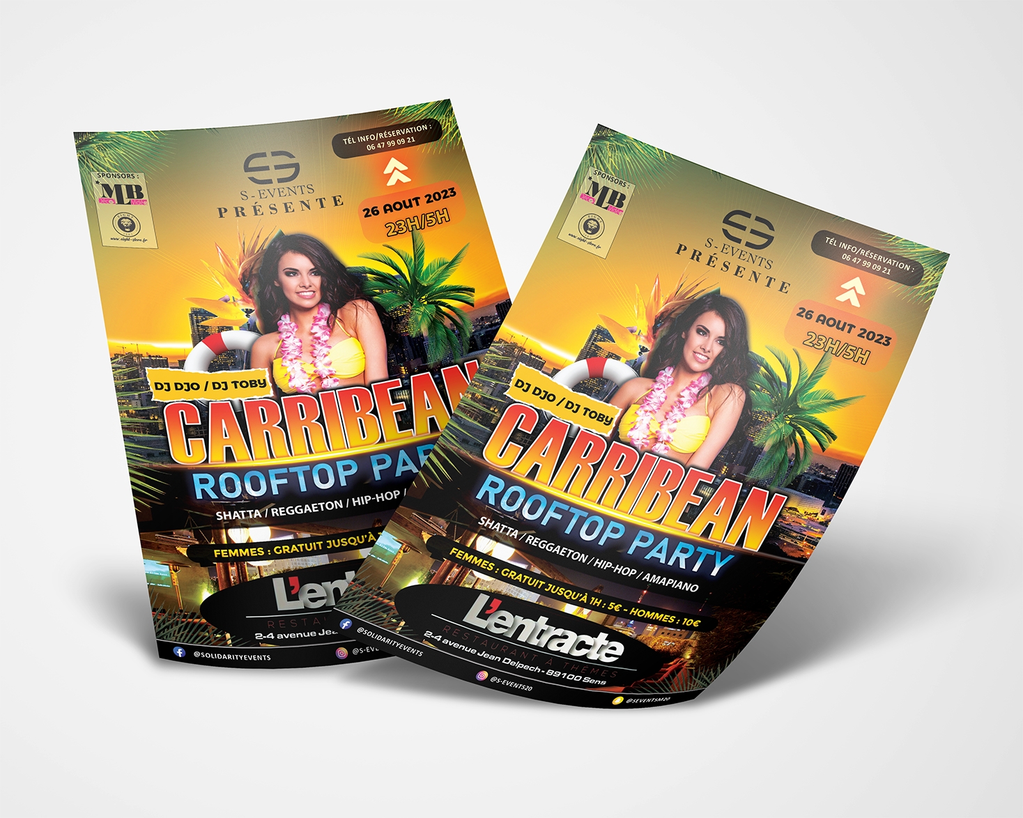 Je vais créer vos flyers et affiches personnalisés conçus sur mesure ...