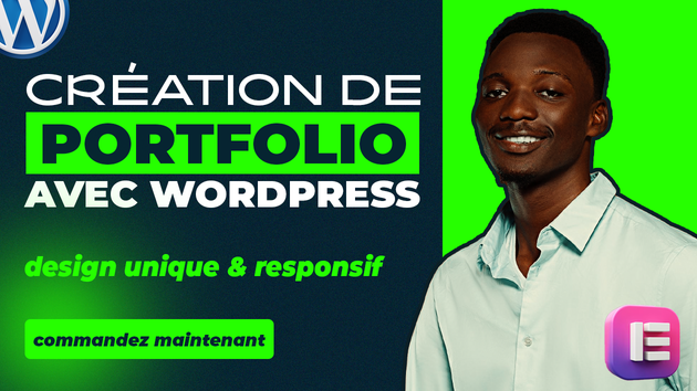 Je vais créer votre portfolio professionnel avec WordPress par Philemon1
