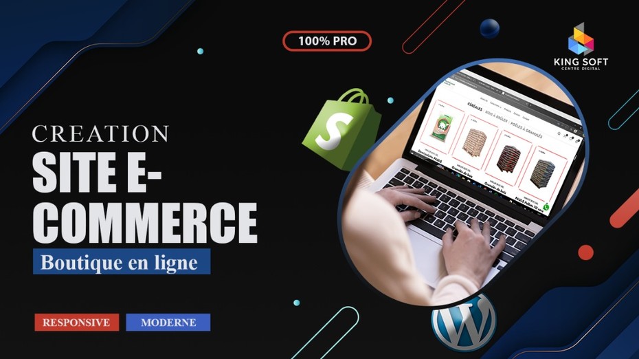 Je vais créer votre boutique en ligne en main sur WooCommerce ou Shopify, optimisée pour ...