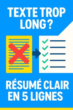 Je vais résumer votre texte long en un résumé clair et facile à ...