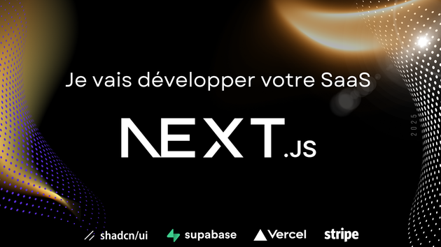 Je vais développer votre SaaS sur mesure avec Next.js, Shadcn ui, Supabase et Stripe par AdnanBnc