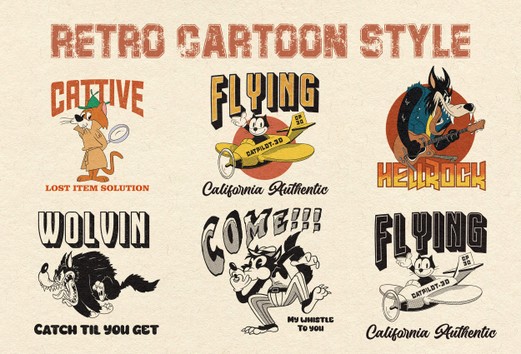 I will draw vintage retro cartoon style for your business by rioadimars