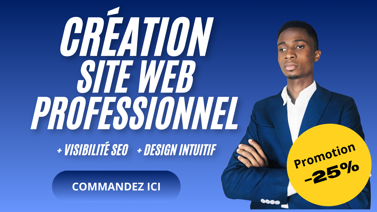 Je vais créer votre site web professionnel et moderne par Adebare_dev
