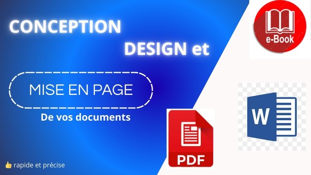 Je vais assurer la conception, le design et la mise en page de vos ...