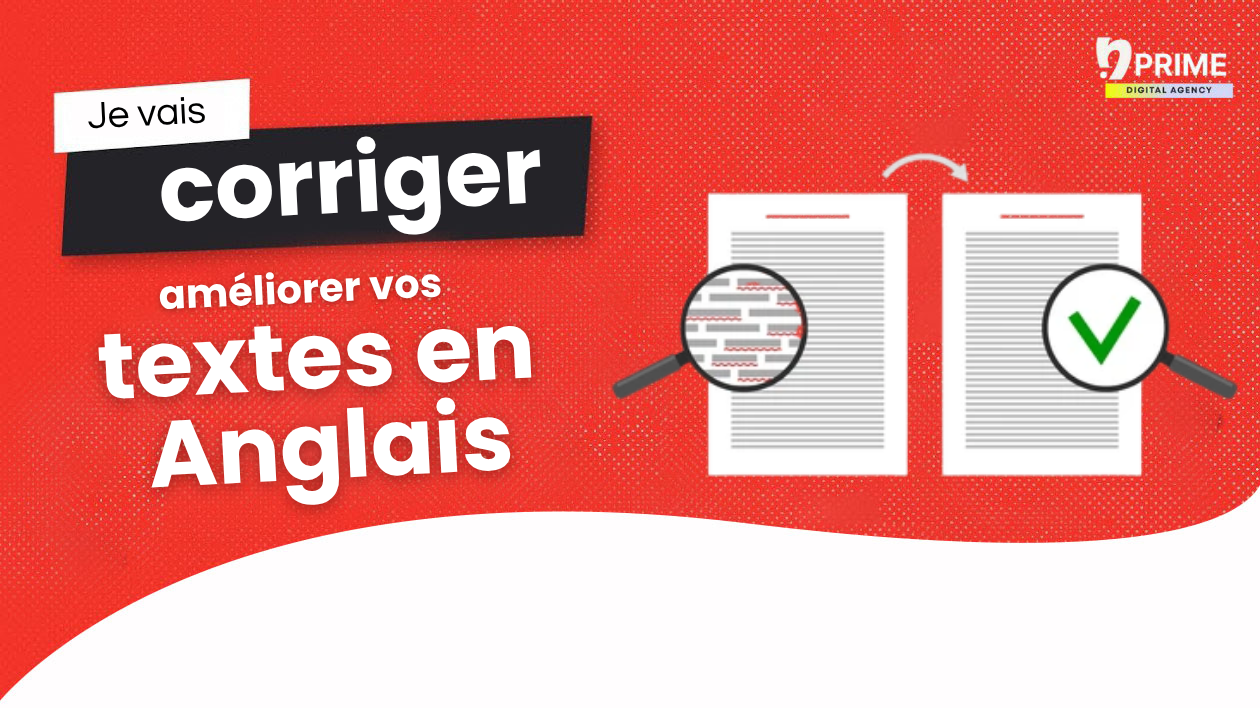 Je vais corriger et améliorer vos textes en Anglais par PrimeDigitalAgency
