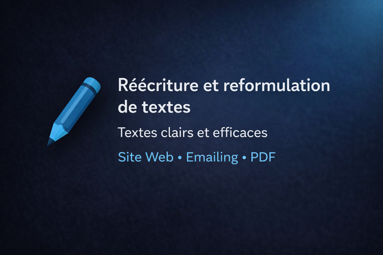 Je vais rédiger un texte simple clair et efficace pour vous par Nagisa