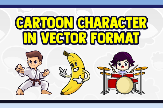 I will draw cartoon character in vector format for branding and merch ...