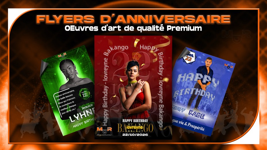 Je vais Créer un Flyer d'anniversaire de qualité Premium par JEAN_JEUDI_D