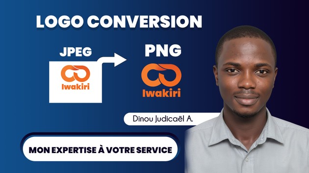 Je vais convertir votre logo JPEG en PNG utilisable pour vos ...