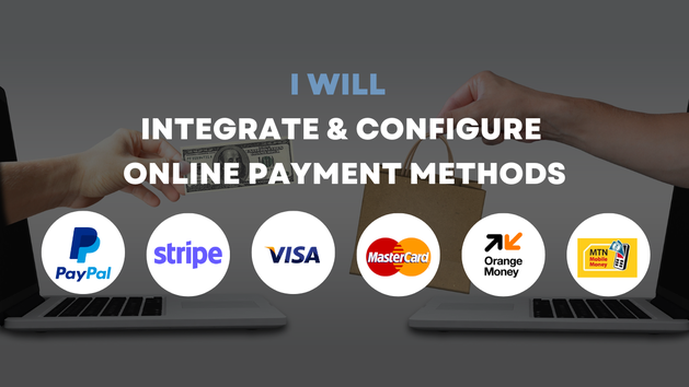 I will integrate and configure one payment method on your website or web application by laetitiangom