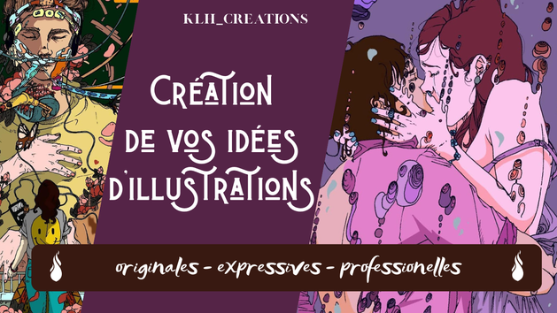 Je vais vous dessiner une illustration expressive par KLH_Creations
