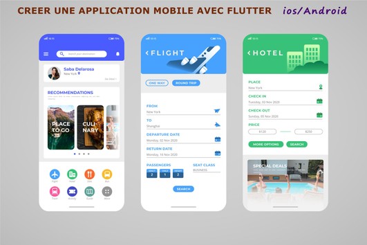 Je vais créer votre application mobile Android & ios avec Flutter par ngadi48