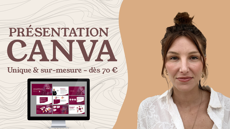 Je vais réaliser votre présentation Canva moderne et percutante par loanloser