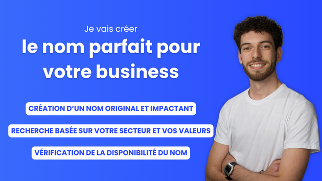 Je vais créer un nom unique et impactant pour votre entreprise, marque ...