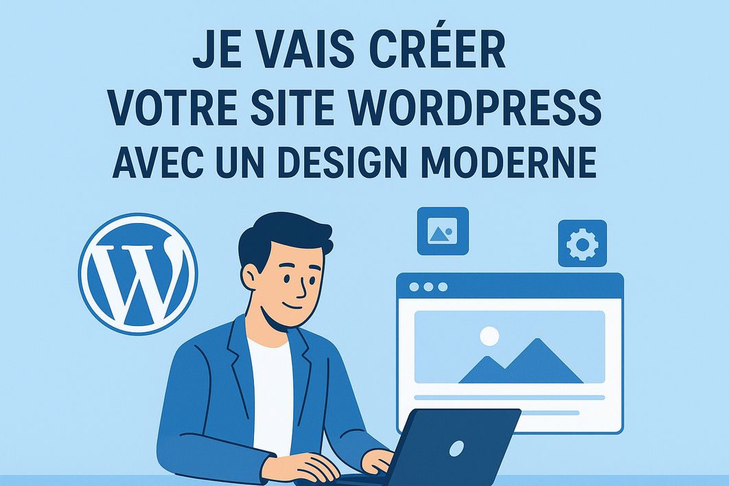 Je vais créer votre site WordPress avec un design moderne par ndev