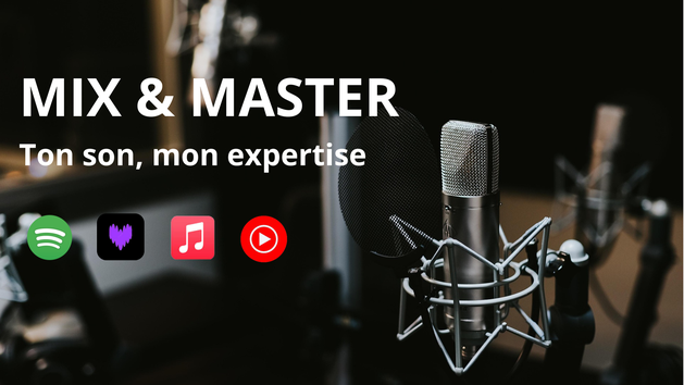 Je vais te livrer un mix et master propre pour distribuer ton son rap ...