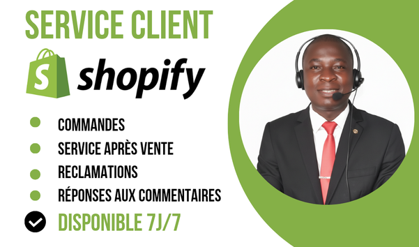 Je vais gérer le service client de votre boutique Shopify par FRANCK_EKRA
