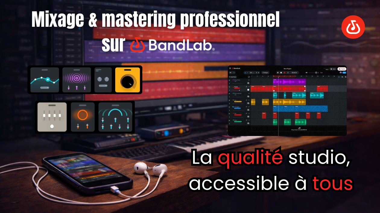 Je vais mixer et masteriser votre morceau sur BandLab pour un rendu pro ...