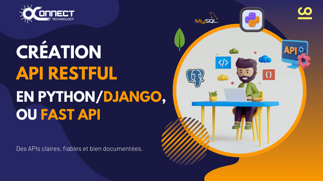 Je vais créer votre API RESTful en Python (Django / FastAPI) par AlphaConnect_Tech