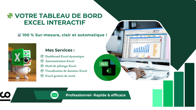 Je vais créer un tableau de bord Excel 100 % interactif pour suivre vos ...