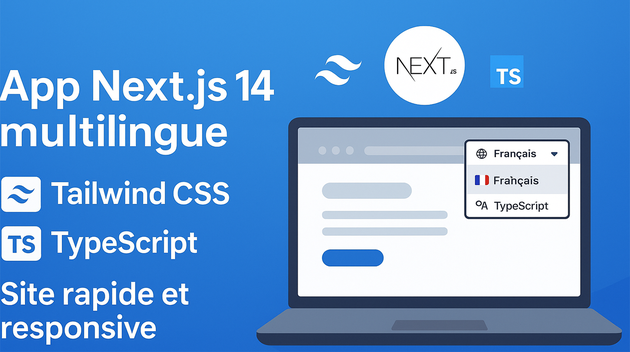 Je vais créer votre application web Next.js multilingue avec Tailwind CSS, TypeScript et shadcn ...